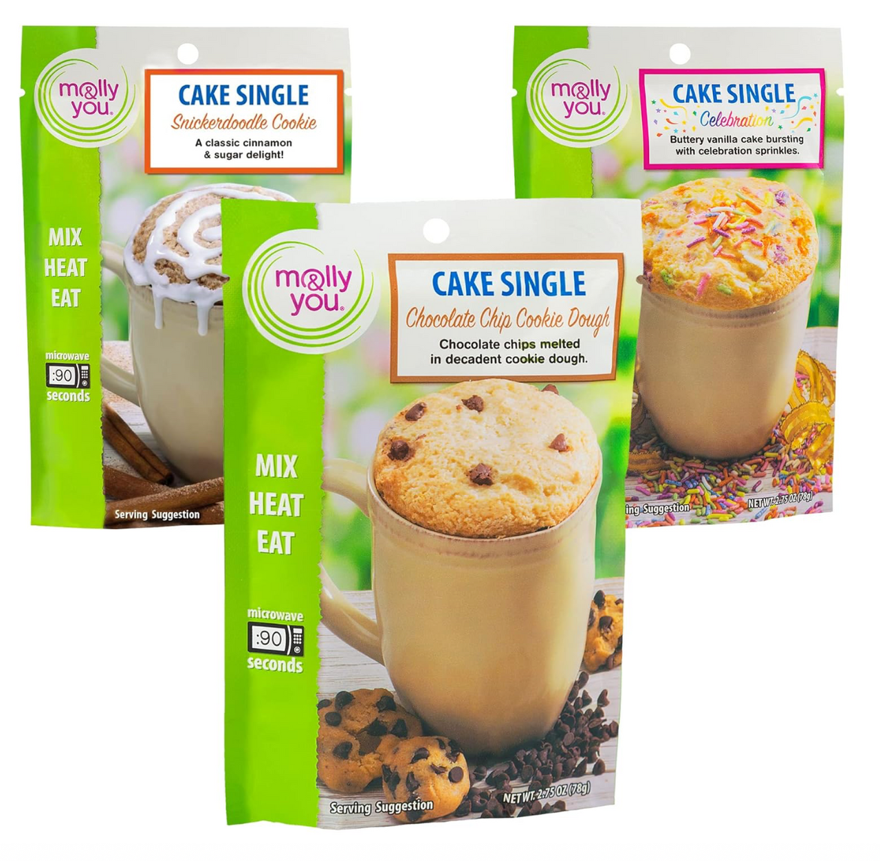 Microwave Cake, Brownie, and Muffin Singles – molly&you