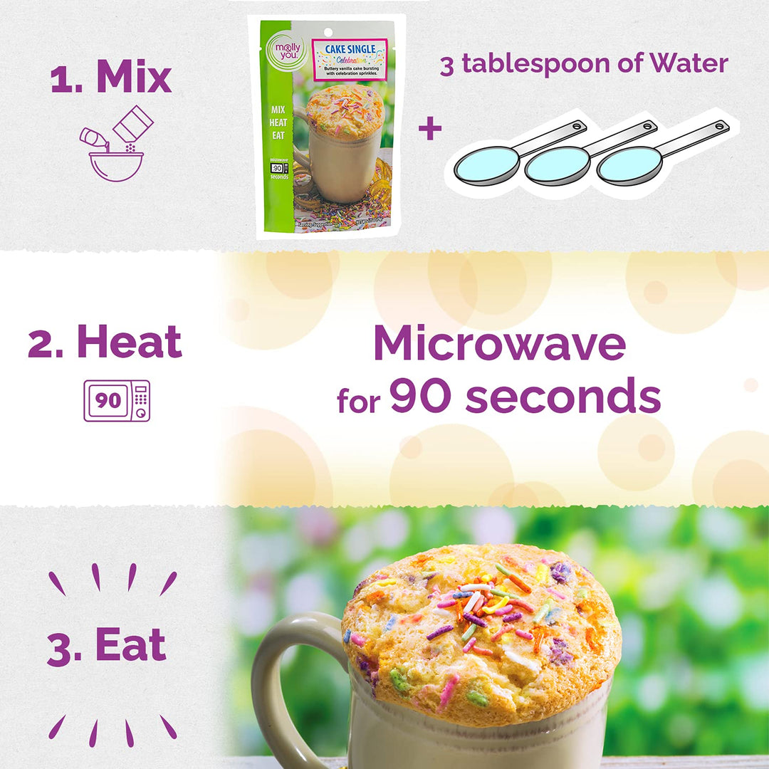 Microwave Cake, Brownie, and Muffin Singles – molly&you